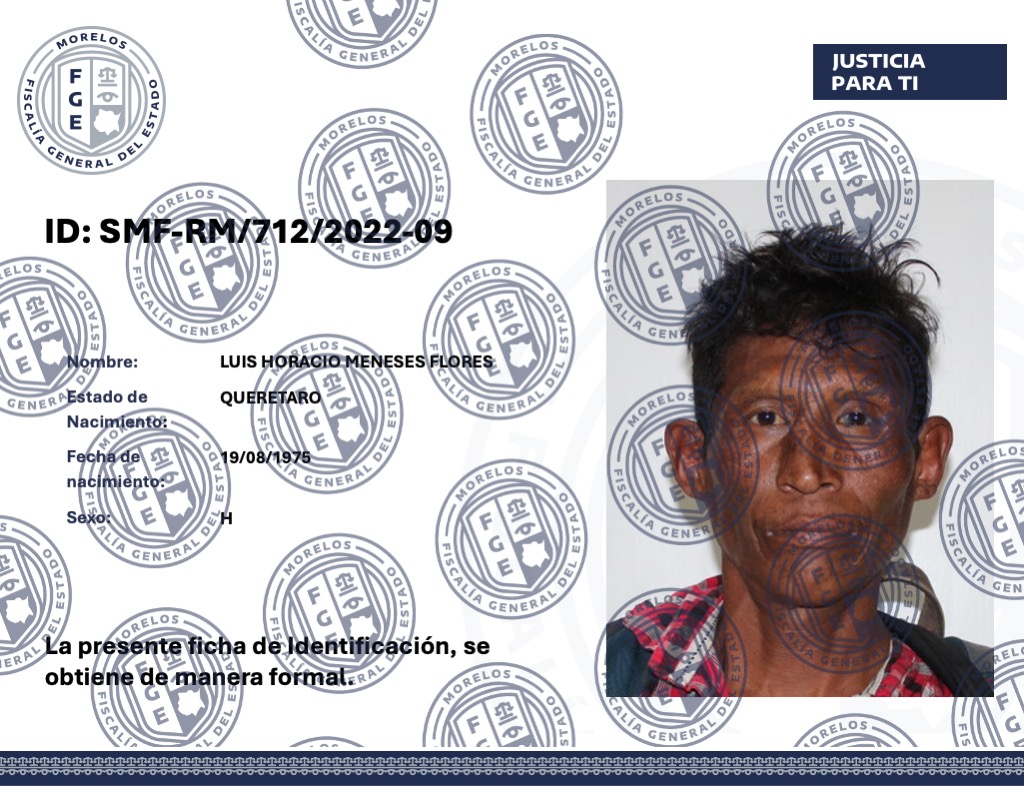 LUIS HORACIO MENESES FLORES | Fiscalía General del Estado de Morelos